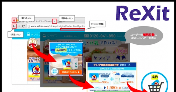 機会損失を防ぐ！離脱防止に特化したツール「ReXit」でコンバージョン率の向上を｜ECのミカタ